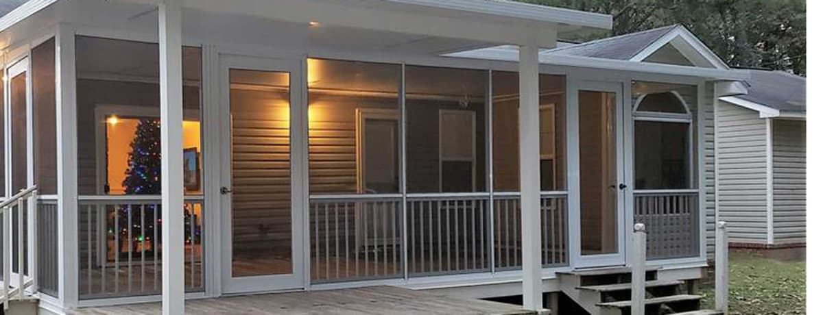 Integrated Screen Railings | Sunspace Sunrooms Corporate