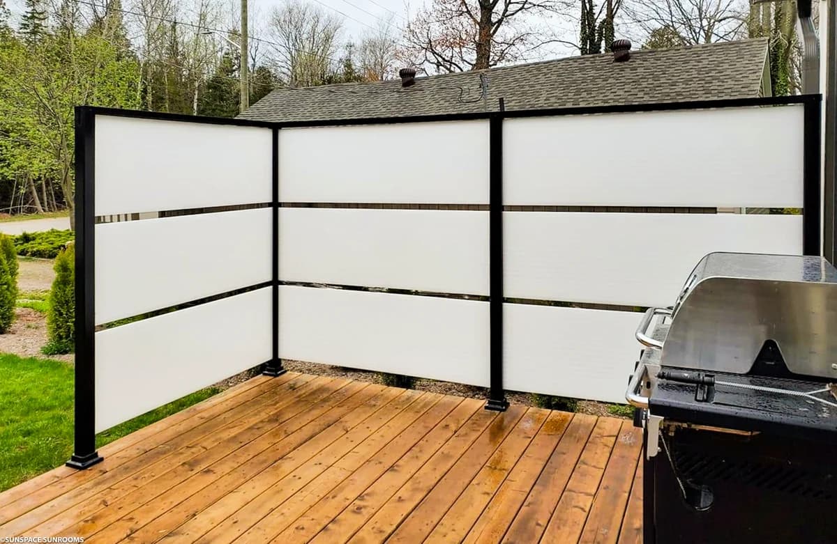 Sunwall - Privacy Screen & Windbreak | Sunspace Sunrooms Corporate