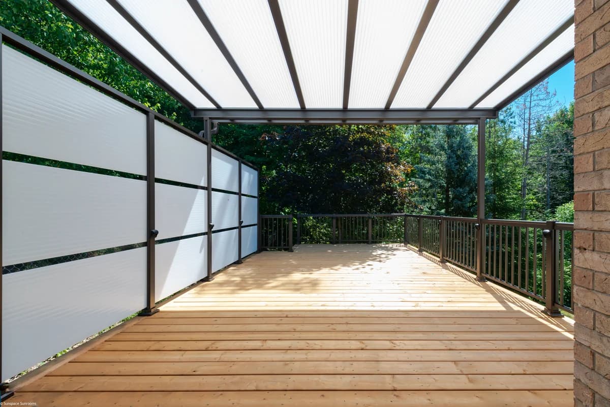 Sunwall - Privacy Screen & Windbreak | Sunspace Sunrooms Corporate