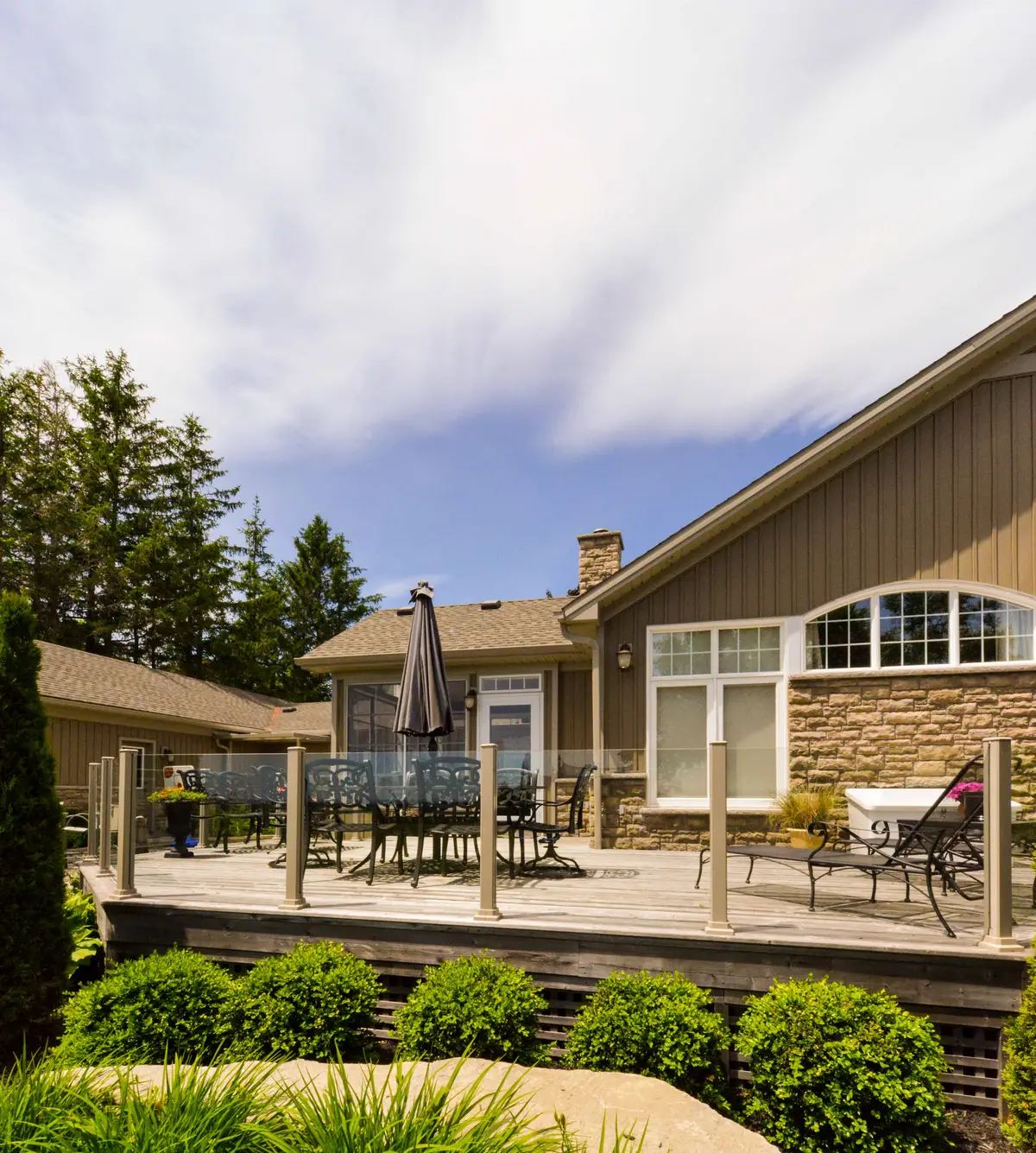 Topless Glass Railing | Sunspace Sunrooms Corporate