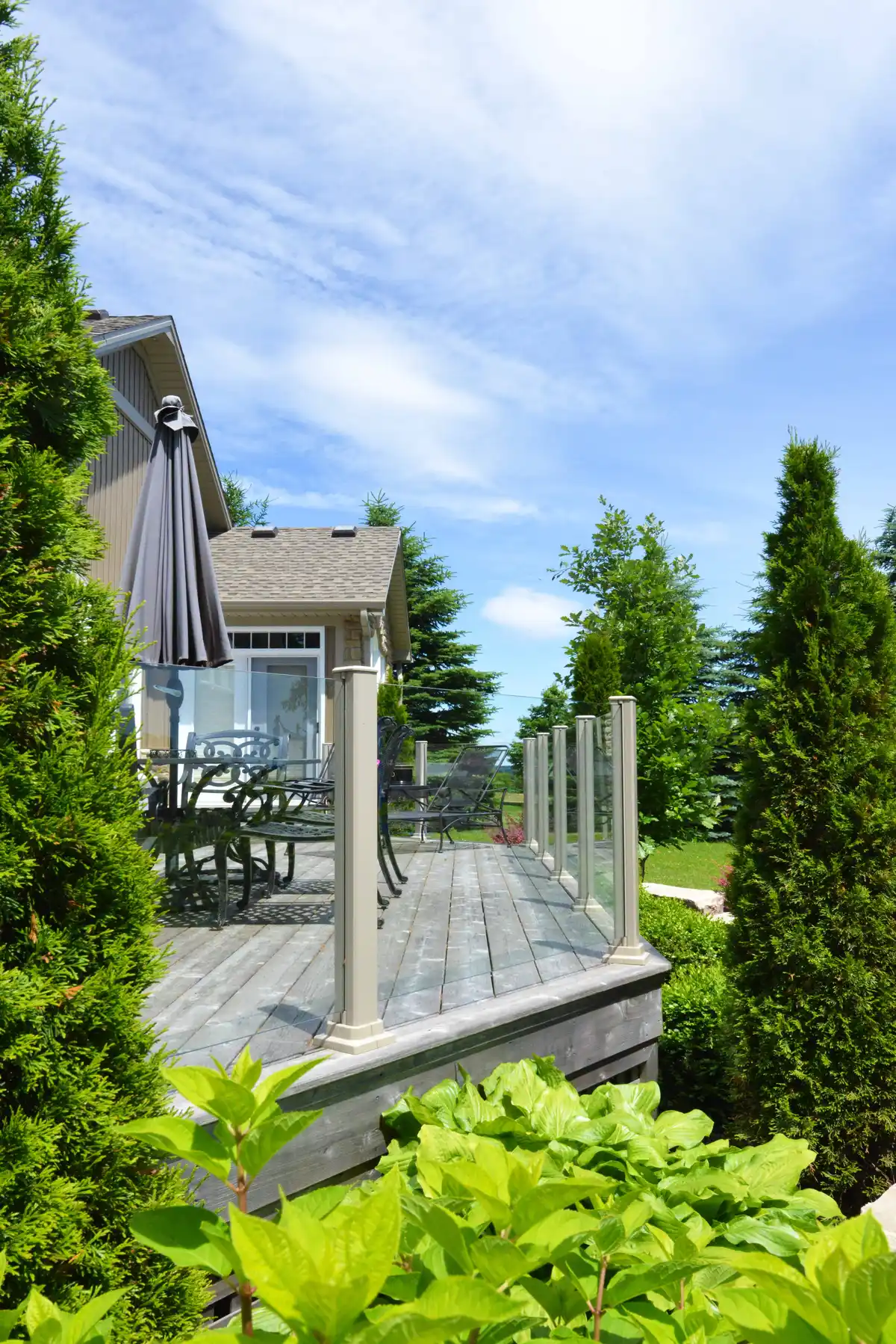 Topless Glass Railing | Sunspace Sunrooms Corporate